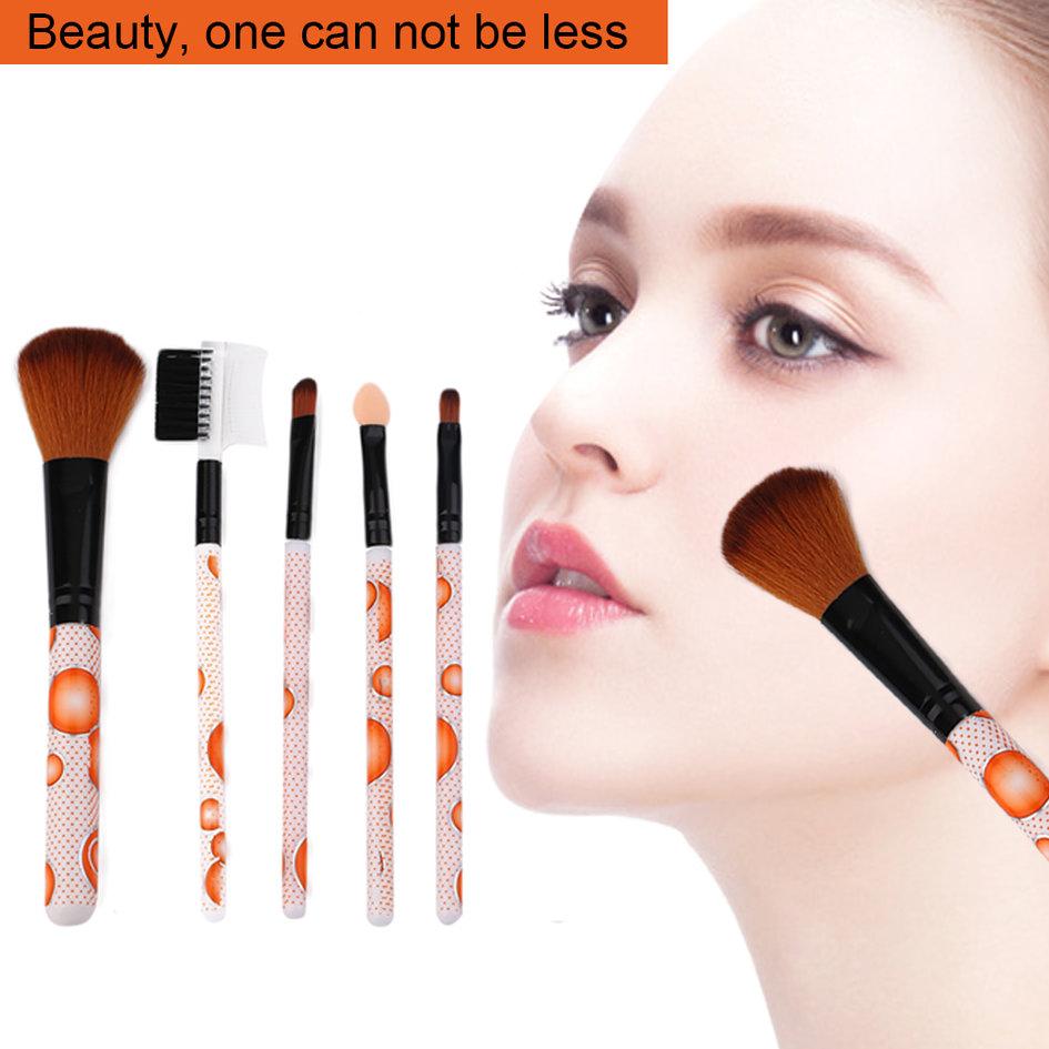 KC 5pcs/set Professional Women Facial Makeup Brushes Female Cosmetic ...
