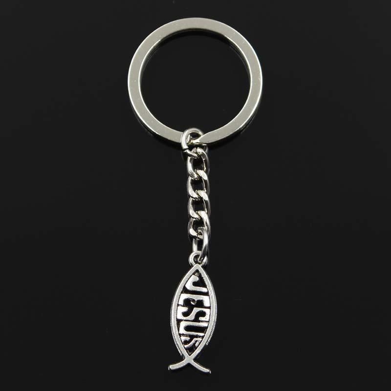 hroryn Keychain fish jesus Pendant Men Car Key Ring Chain Jewelry uygun ...