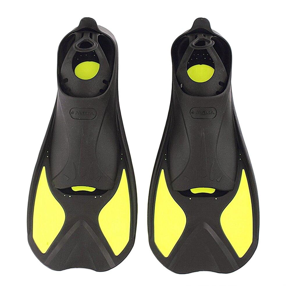 Cheap Flippers Fins Short Floating Training Swimming Fins Adults Kids ...