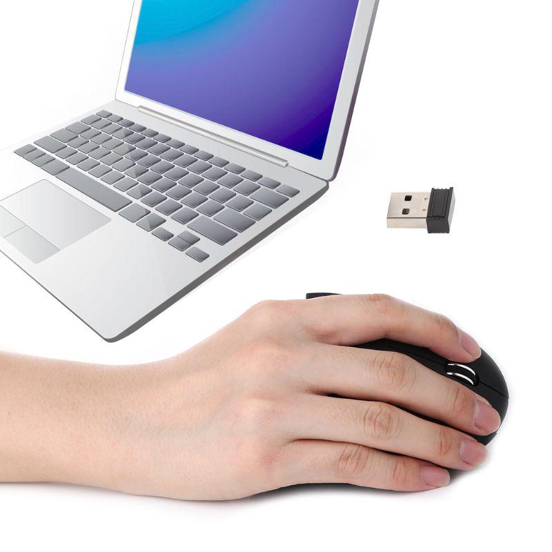 Buy 2.4G Ergonomic Vertical Wireless Optical Wrist Healing USB Mouse ...