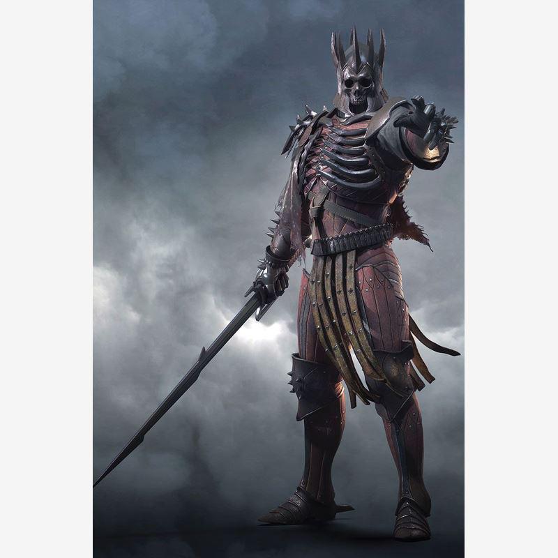 Buy Full Square/Round Diamond Painting Skeleton General with Sword 5D ...