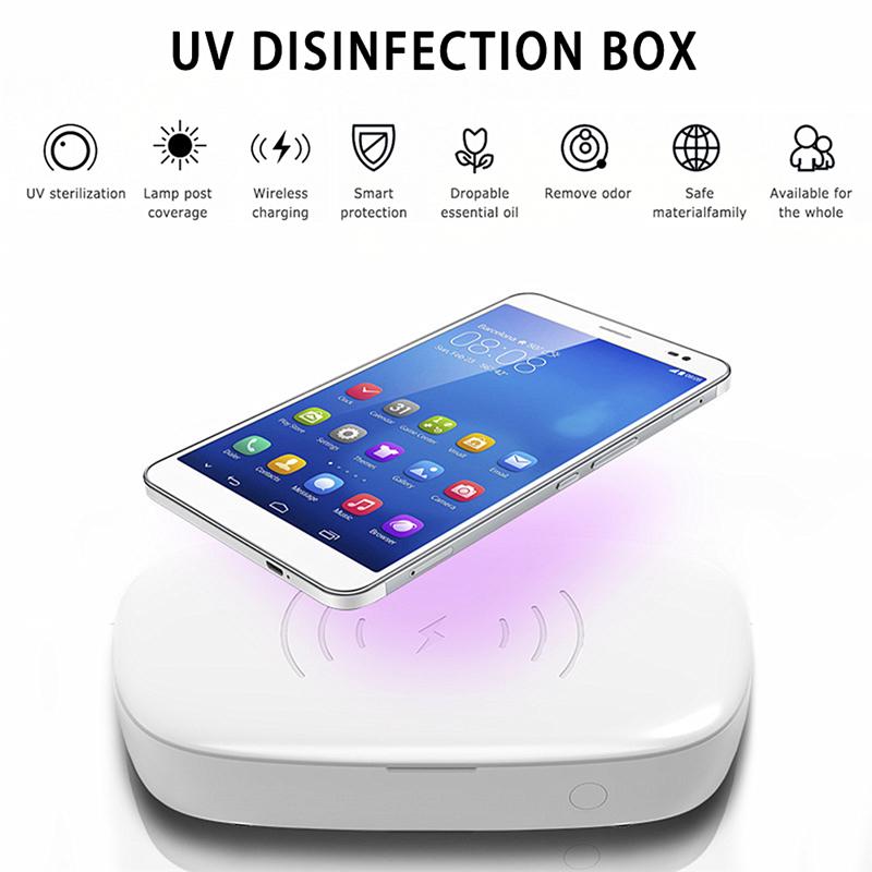 Rechargeable Ultraviolet Phone Sterilizer Toothbrush Mask Disinfection Box uygun fiyatlı satın ...