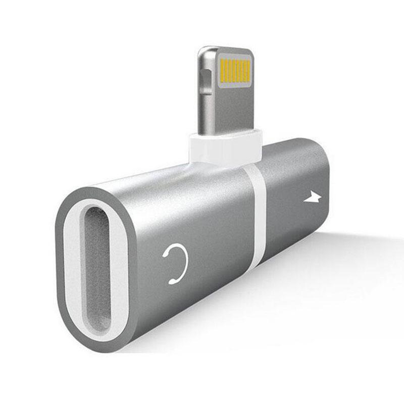 Buy Splitter For Apple iPhone X XS 7 8Plus Adapter Audio Earphone ...