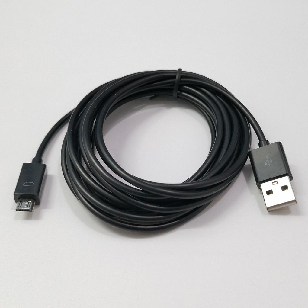 Buy 3 Meter Micro USB Cable Black/White Charging Cord For Game ...