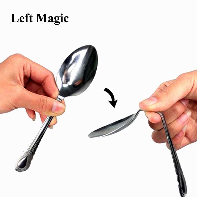Buy 1pcs Bend Spoon Bending Gimmick Street Close Up Magic Tricks Magic Show Illusion at ...