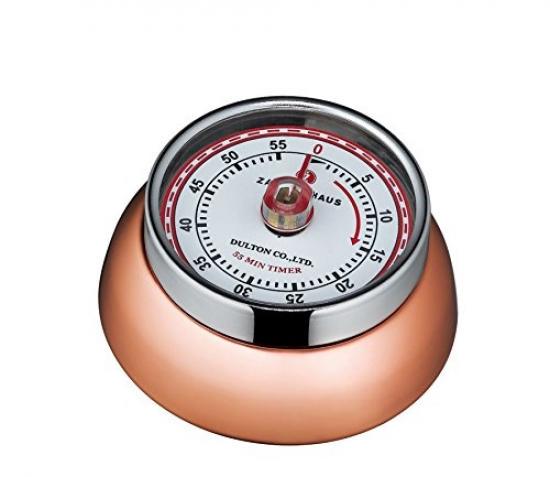 Buy Zassenhaus retro kitchen timer copper 072778 at affordable prices ...