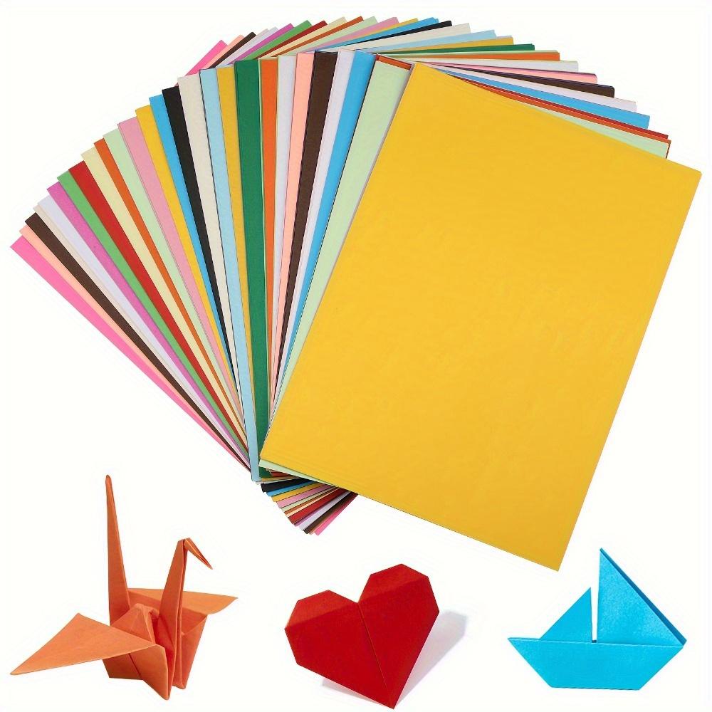 Craft Paper For Kids A4 100 Sheets - 10 Colors Double Sided For Origami ...