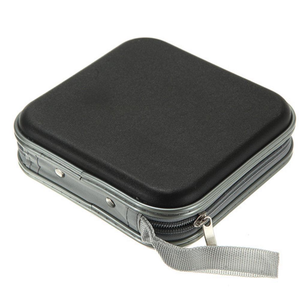 Buy CD DVD Storage Case Box Organizer Disc Double-side Hard Wallet ...