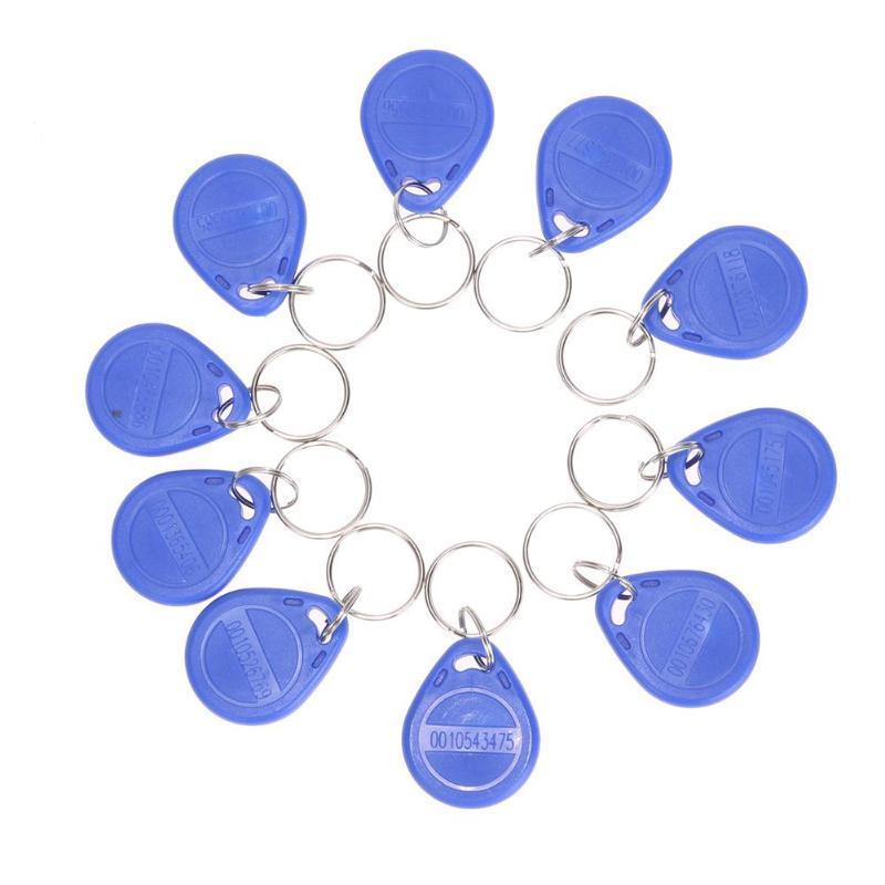 Buy 100pcs Rewritable Magnetic Induction ID RFID Tag Key Ring Rewrite ...