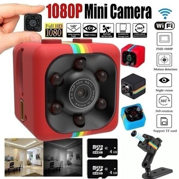 HD 720P/1080P Mini Camera WIFI Home Security Camera SQ11 Night Vision ...