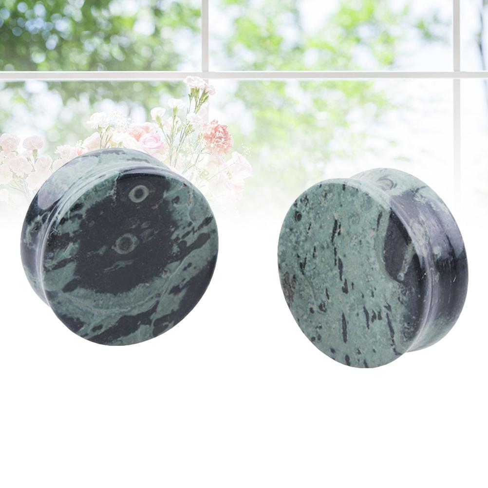Buy 1 Pair 16mm Natural Stone Ear Tunnel Plugs Ear Gauges Expanders ...