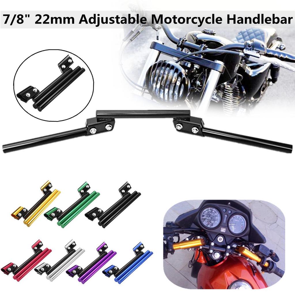 Universal 7/8" / 22mm Motorcycle Handlebars Aluminium Bike Drag Bar ...