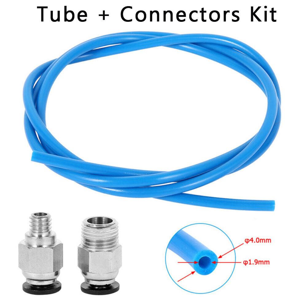 Buy For 3D Printer High Temp PTFE Tubing Bowden Tube 1.9mm With M6/10 ...