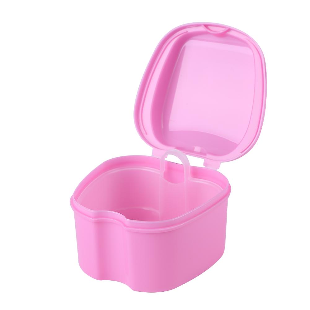 Buy Dental False Teeth Storage Box with Hanging Net Container Teeth ...
