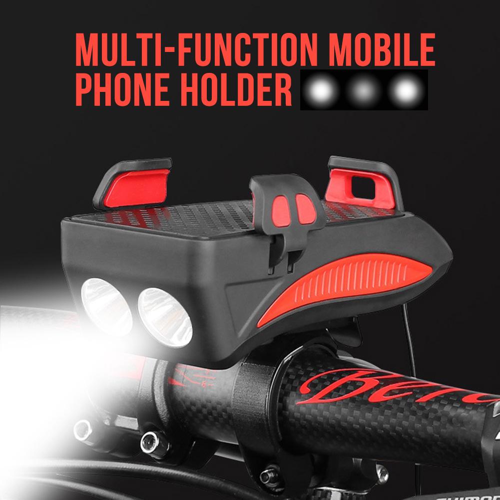 Buy Multi-functional Bicycle Light Mobile Phone Holder Riding Headlight ...