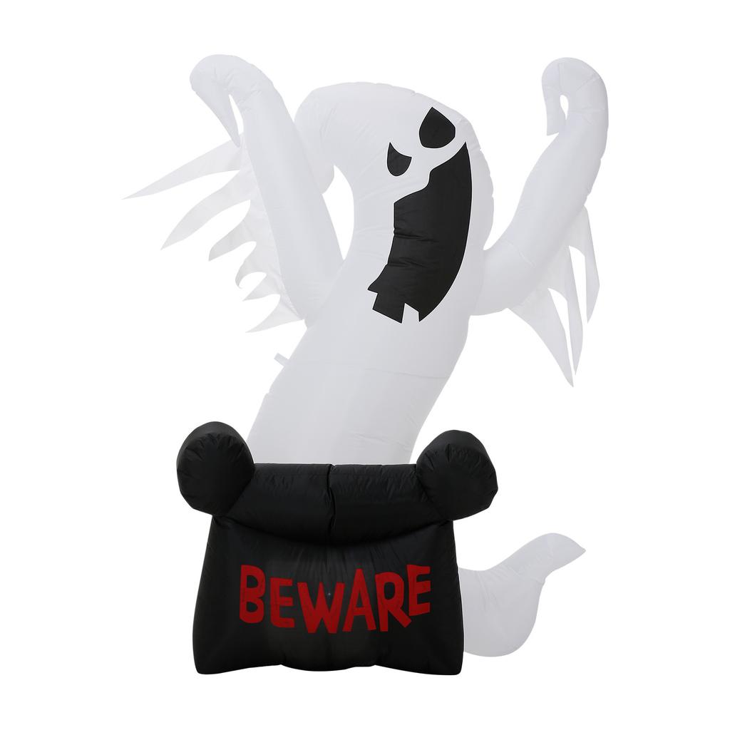 Buy Ghost Inflatable Decorations For Halloween White Ghost Sitting Tank ...