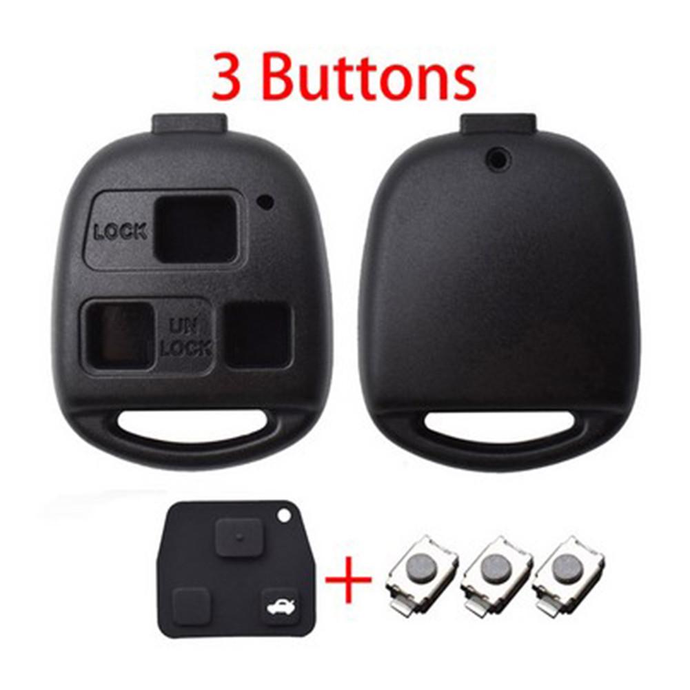 Cheap 3 Button Pad Switch Remote Car Key Shell Case For Toyota RAV4 ...