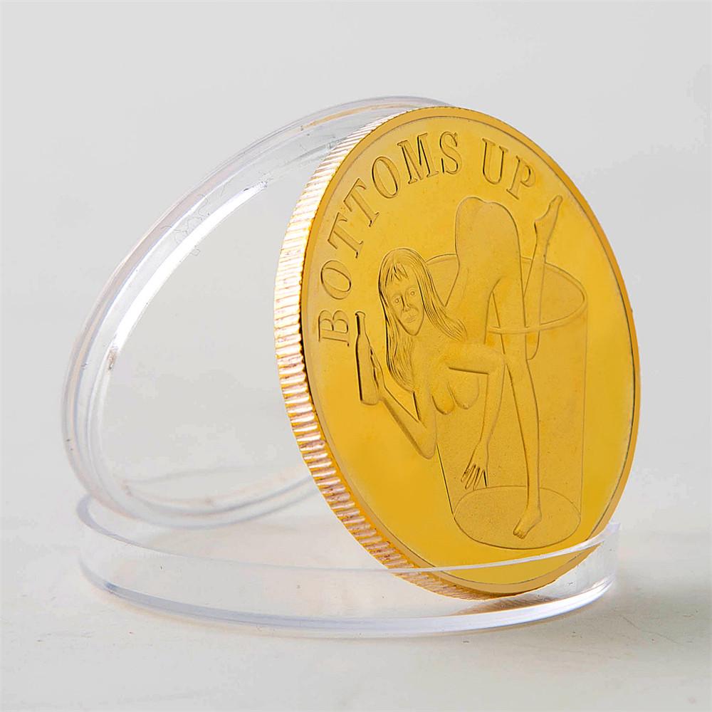 Buy Sexy Girl Gilded Cup Good Luck Commemorative Coin Erotic Coin Adult ...