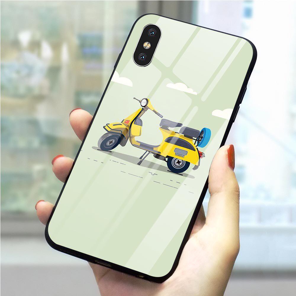Buy Vespa Scooter Phone Case For Galaxy A60 iPhone Huawei Xiaomi Cover ...