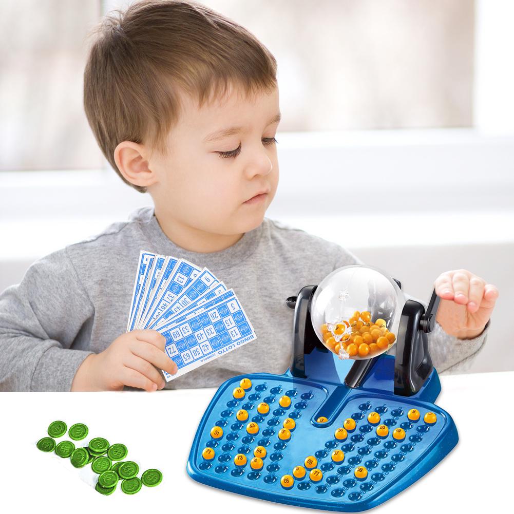 Buy Bingo Lotto Toys Kids Children Family Game Play Sets 90 Balls Bingo ...