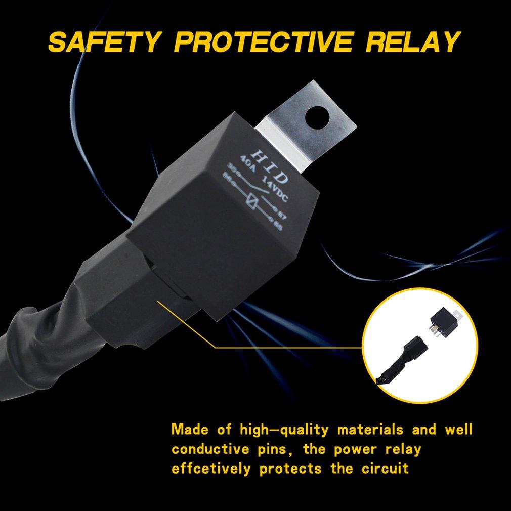 Portable Xenon Light Controller Socket Adapter Lamp Cable Wiring ...