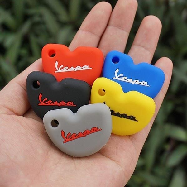 Buy Silicone Rubber Key Fob Set Case Cover Cap Sticker Protect Keyring ...