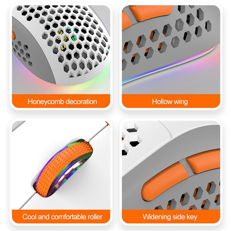 Cheap Lvye New M8 RGB Lights Game Mouse Wired Lightweight Mouse For ...