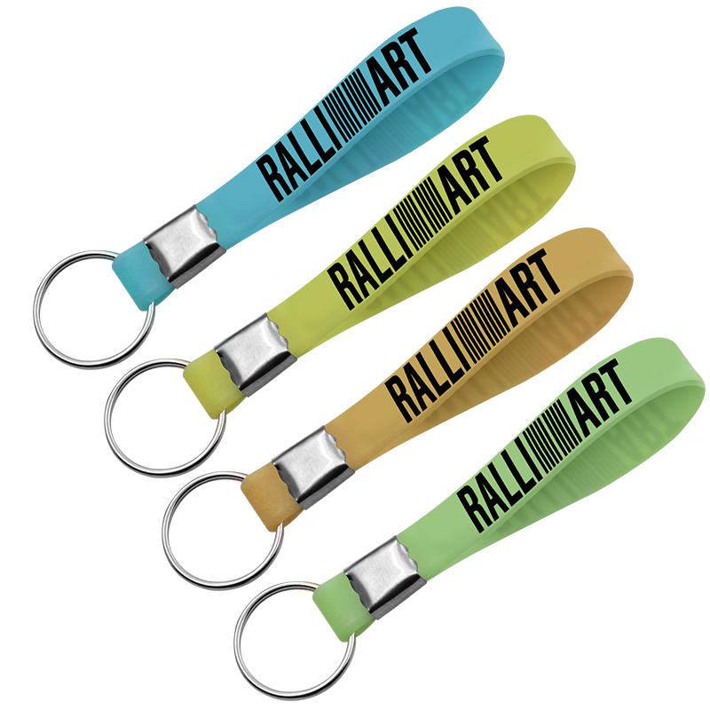 Luminous Silicone Emblem Badge Car Key Ring For M-itsubishi uygun ...