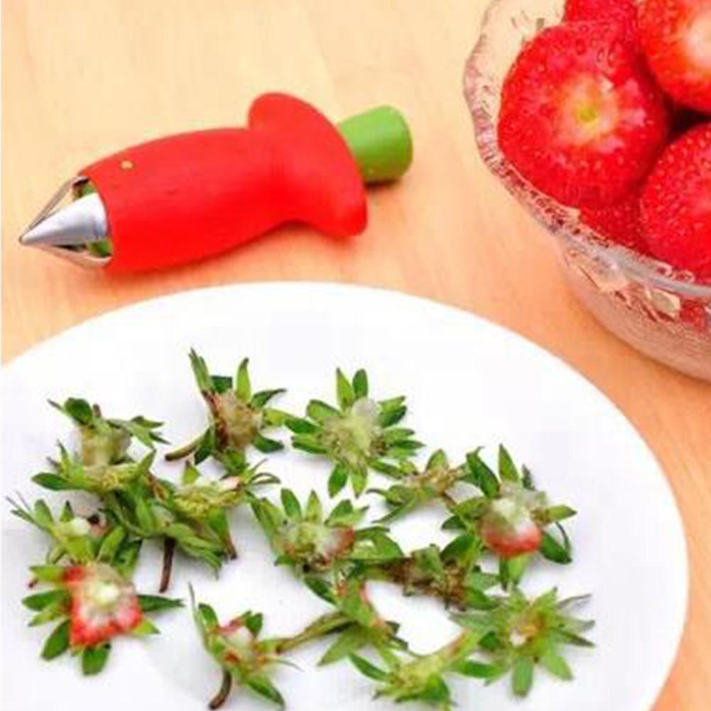 Buy Claw Stainless Steel Kitchen Tool Red 1 PC Strawberry Huller Corer ...