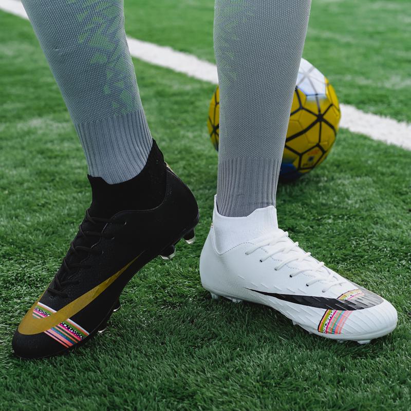 Cheap Long Spike Soccer Shoes Sports Shoes Men's Shoes Socks Shoes High ...
