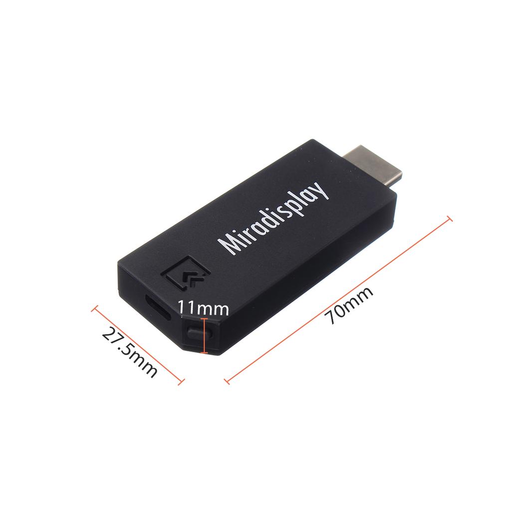 2.4G/5G 1080P Display Airplay Dongle Projection Wireless Receiver Media ...