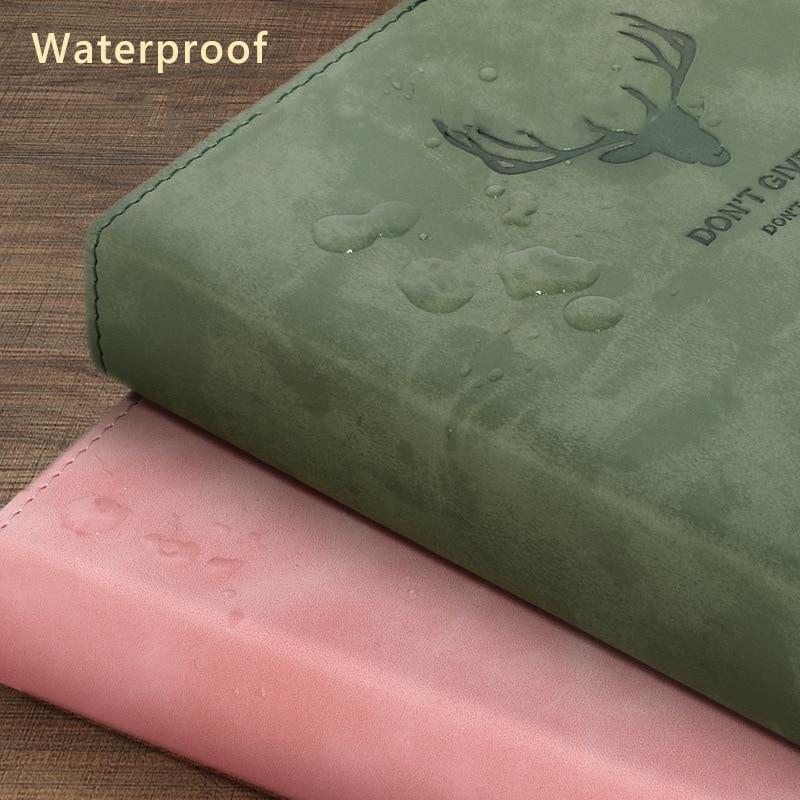 Cheap A5 Journal Notebook 200 Pages Retro Planner Office Work Business ...