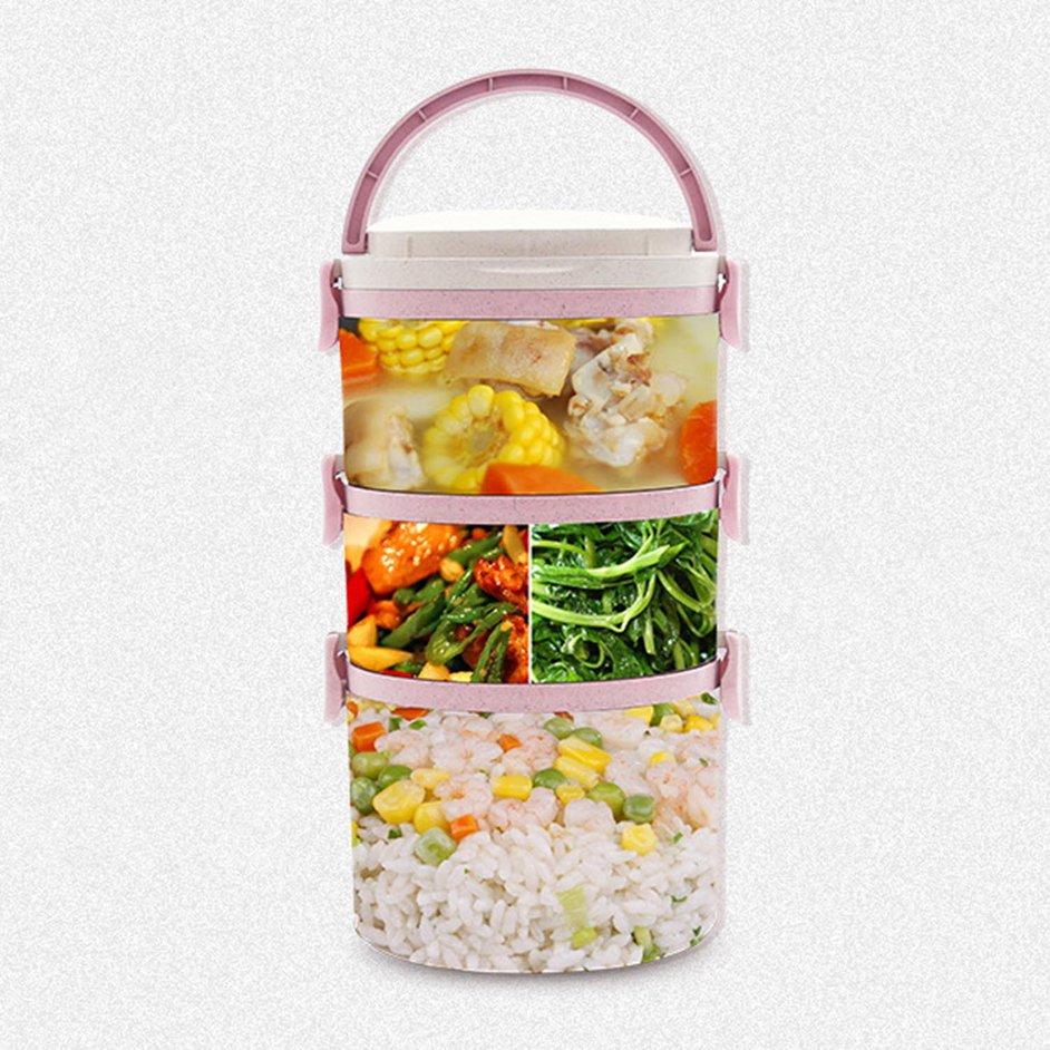 KC Large Capacity One-layer/Double/Triple Layers Portable Lunch Box ...