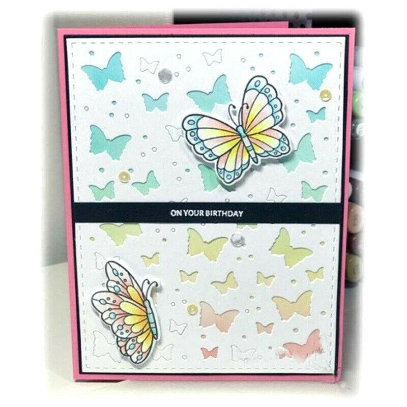 Buy PDTO Butterfly Metal Cutting Die Paper Card Scrapbooking Embossing ...