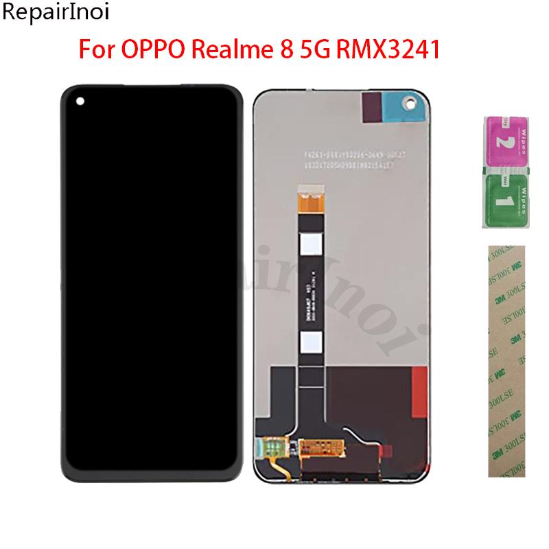 For Oppo Realme 8 5G Rmx3241 LCD Display Touch Screen Digitizer LCD ...