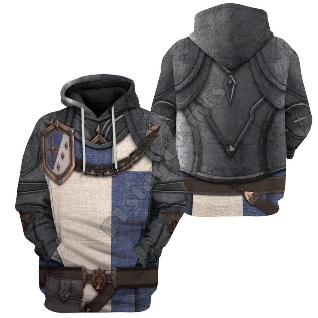 Knight Armor 3d Printed Men For Women Hoodies Harajuku Streetwear ...
