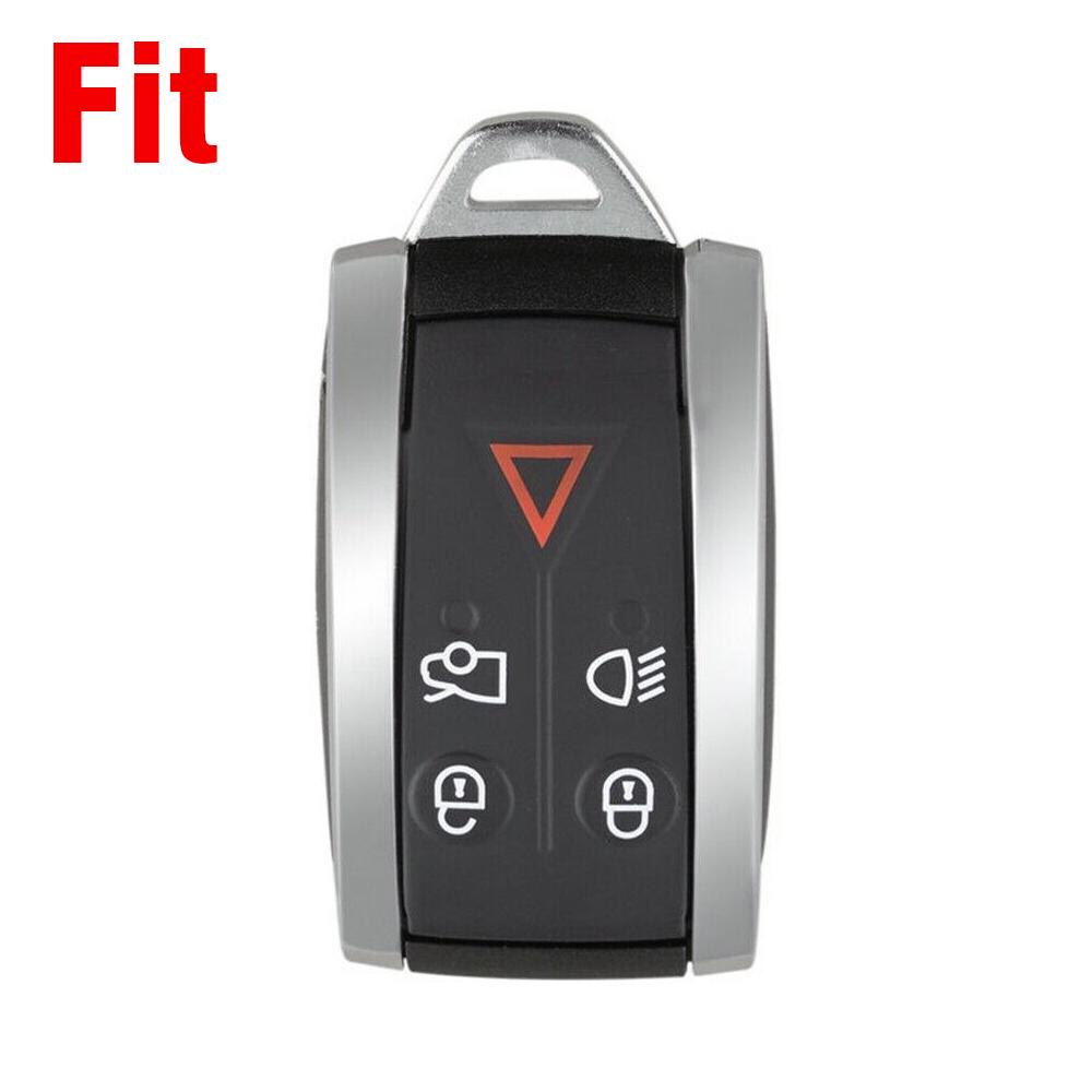 Buy PDTO Remote Key Fob Chrome Trim Side Bezel Kit Fit For JAGUAR XK ...