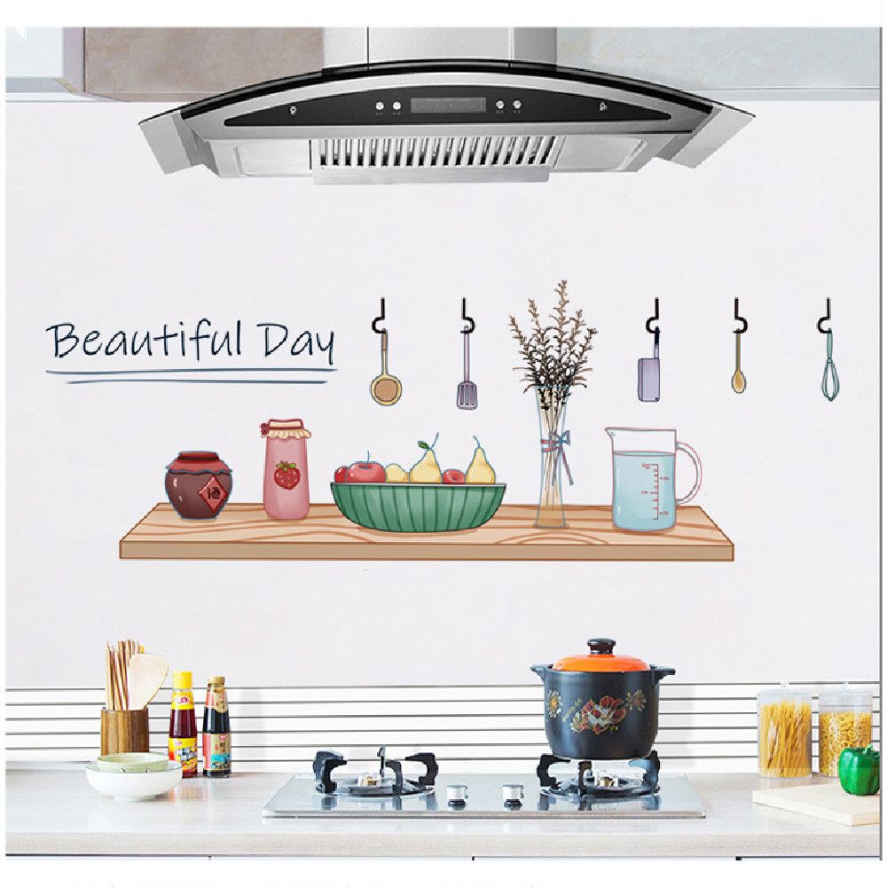 Buy Temperature Resistant Flame Retardant Kitchen Wall Sticker ...