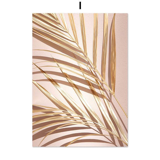 Buy Sea Beach Reed Palm Plants Sun Abstract Remix Nordic Art Wall ...