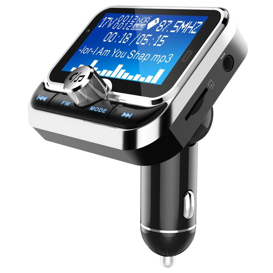 Buy Car Wireless FM Transmitter BC32 1.8 Inch Large Screen Car Supports ...