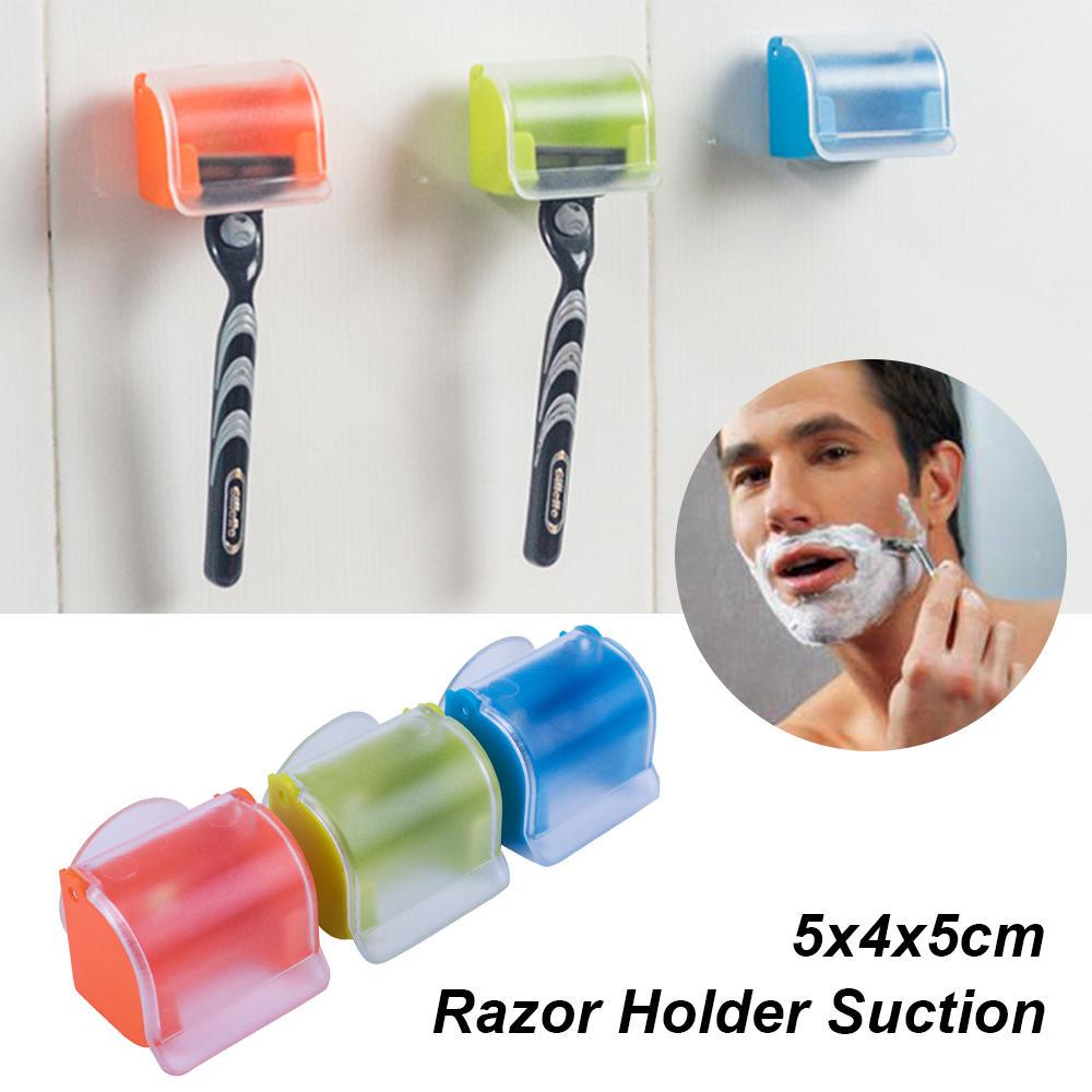Buy HooMALL Plastic Wall Mounted Shaving Razor Holder Shower Suction ...