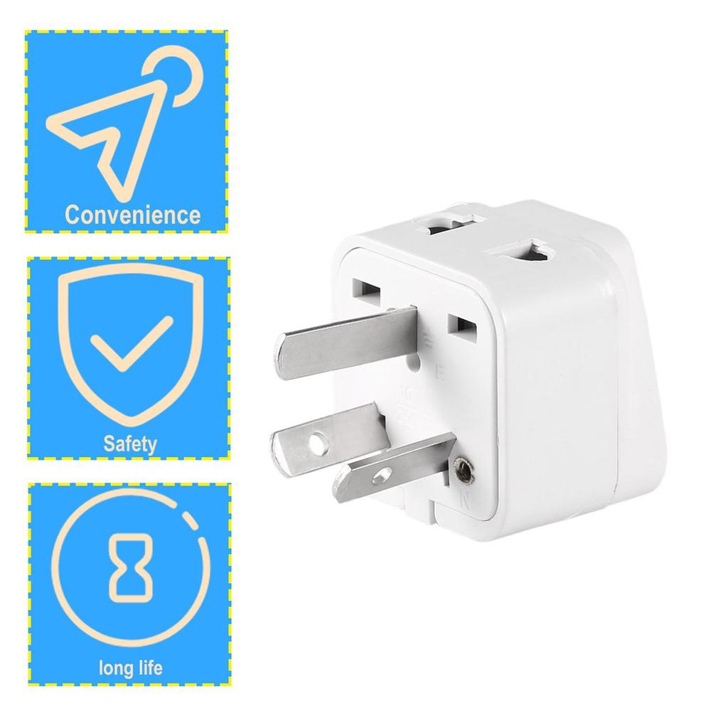 Buy SX 3 pin Chinese Power Plug Adapter Travel Converter Australia UK ...