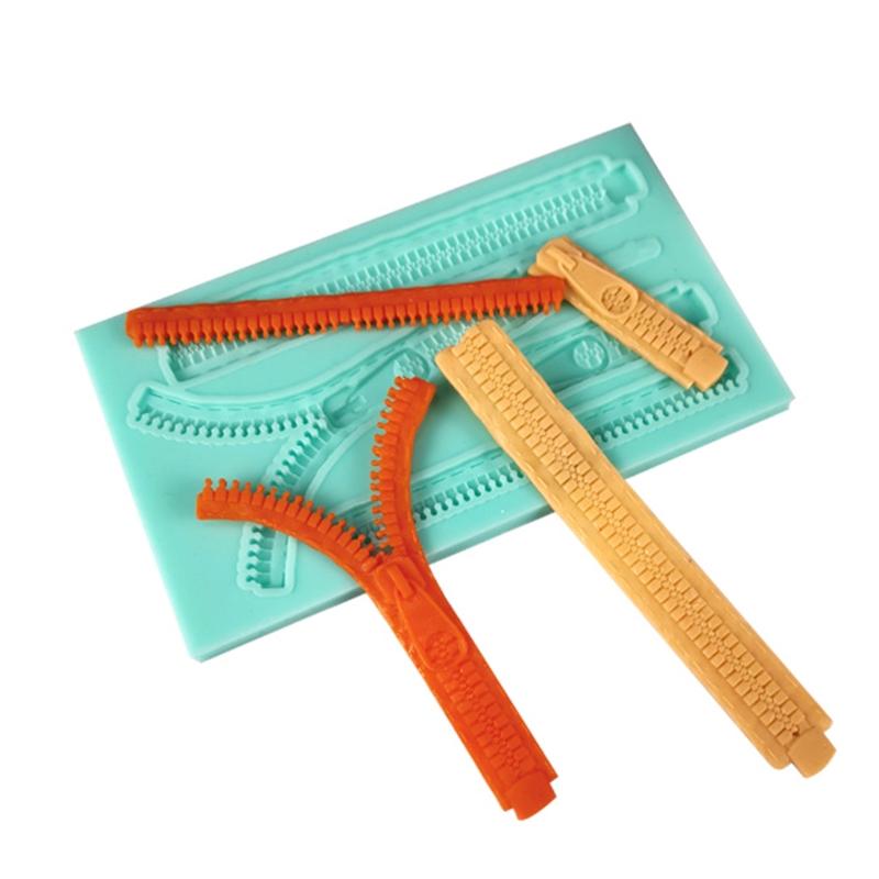 Buy New Silicone Molds Variety of Zipper Sugar Molds Chocolate Mold ...