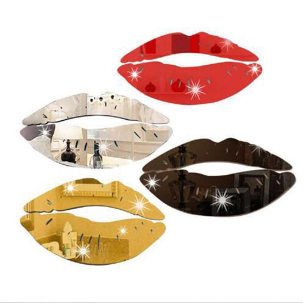 1*Removable DIY Acrylic Lip Vinyl Art Wall Sticker Decal Bedroom Home ...