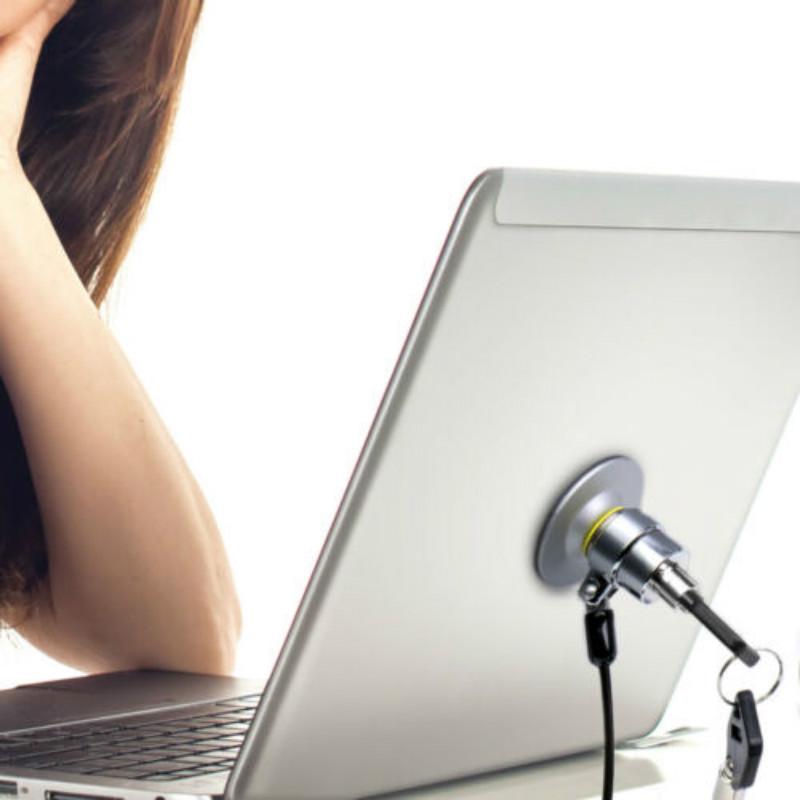 Buy 4x Adhesive Security Slot Anti Theft Universal Lock Plate for ...