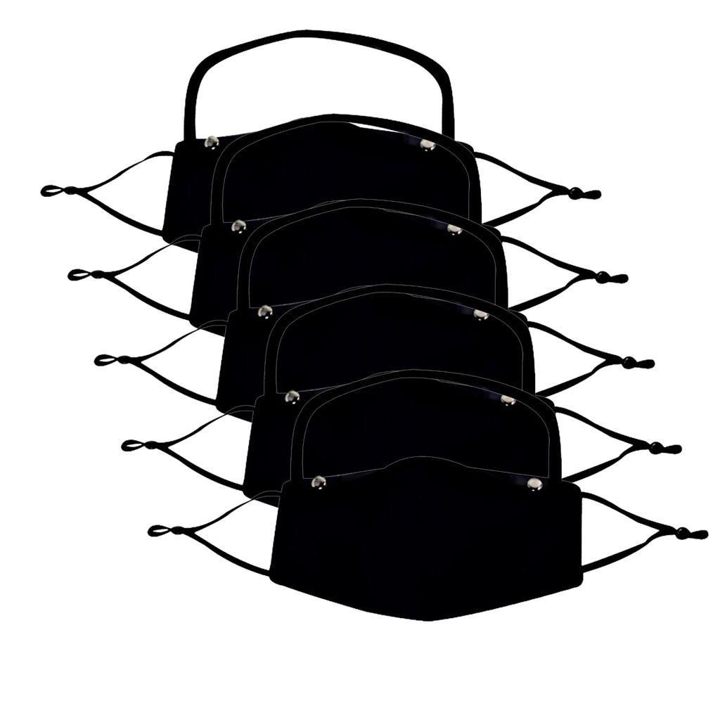 Buy [HWL] 5PCS Adult Reusable Protect Face Mask with Detachable Eyes ...