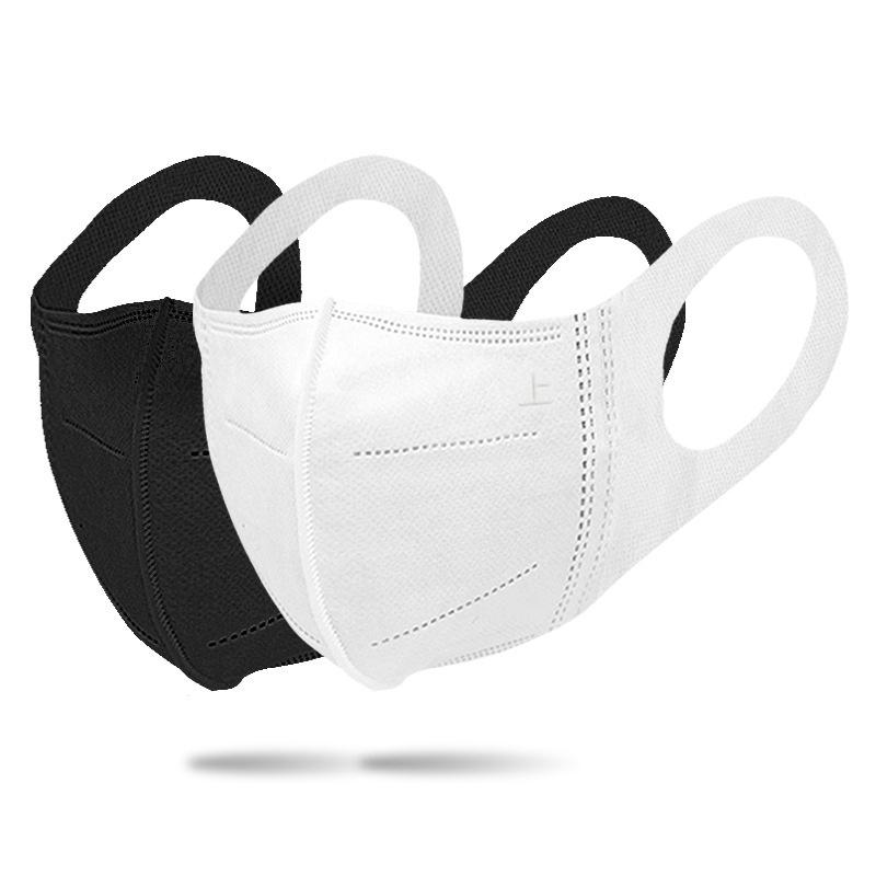Buy 50 Pcs 3d Three Dimensional Disposable Three Layer Face Mask Black ...