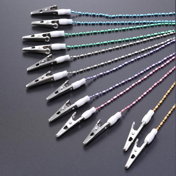 Buy 10pcs Dental Chain Clips Useful Dental Chain Clips Metal Chain ...