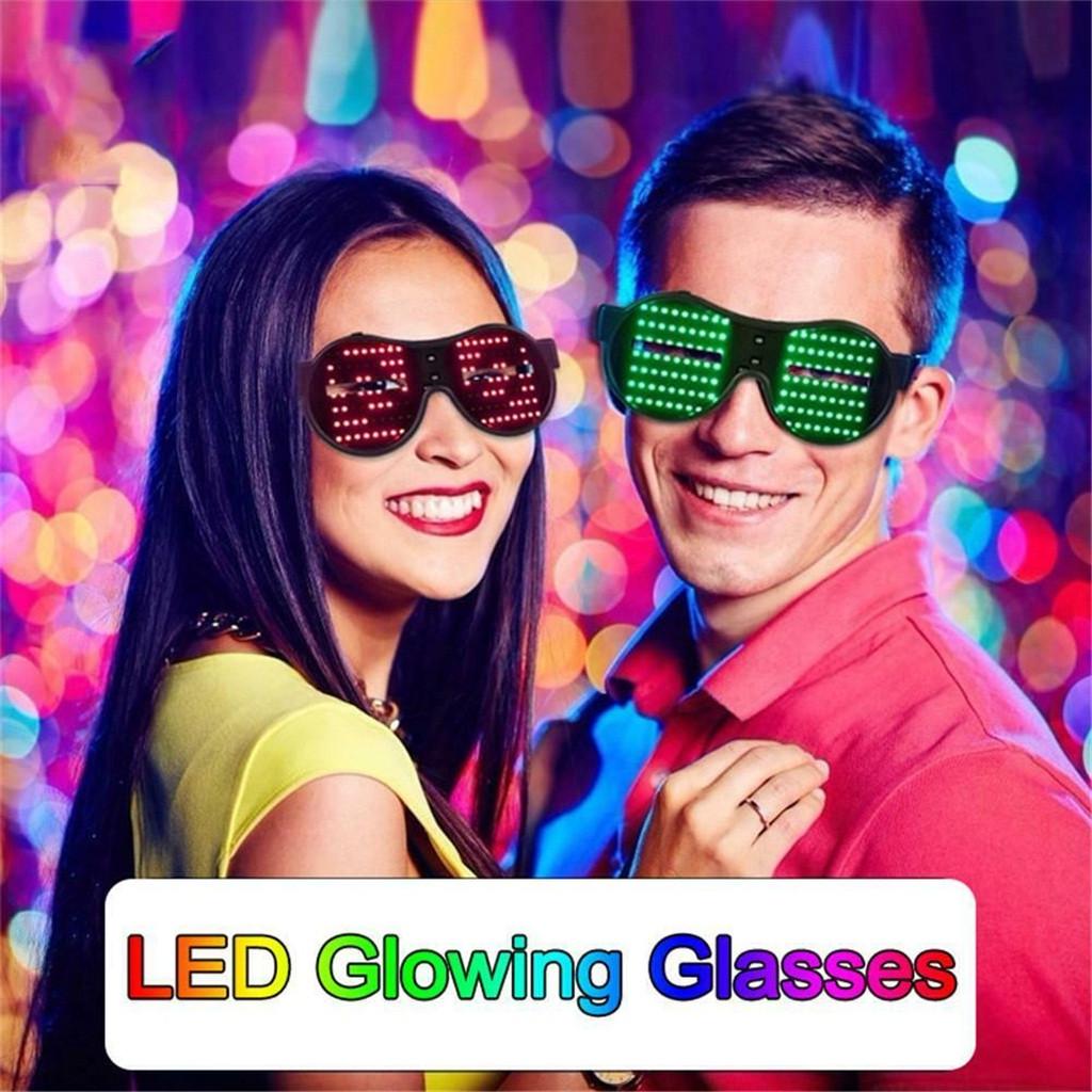 Buy Party LED Glowing KTv Nightclub Animation Shutter Glasses Pattern ...
