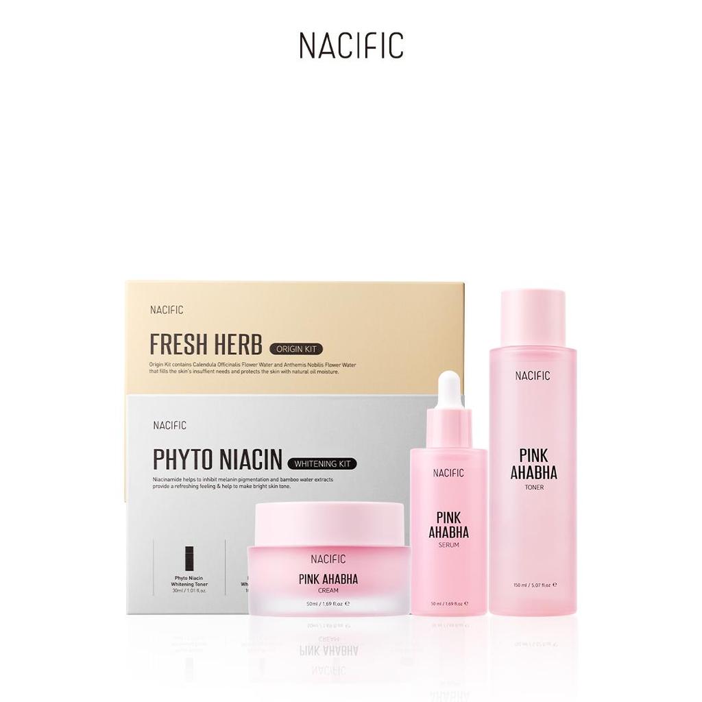 Buy NACIFIC Special Set (Origin Kit, Whitening Kit, Pink Toner, Serum ...